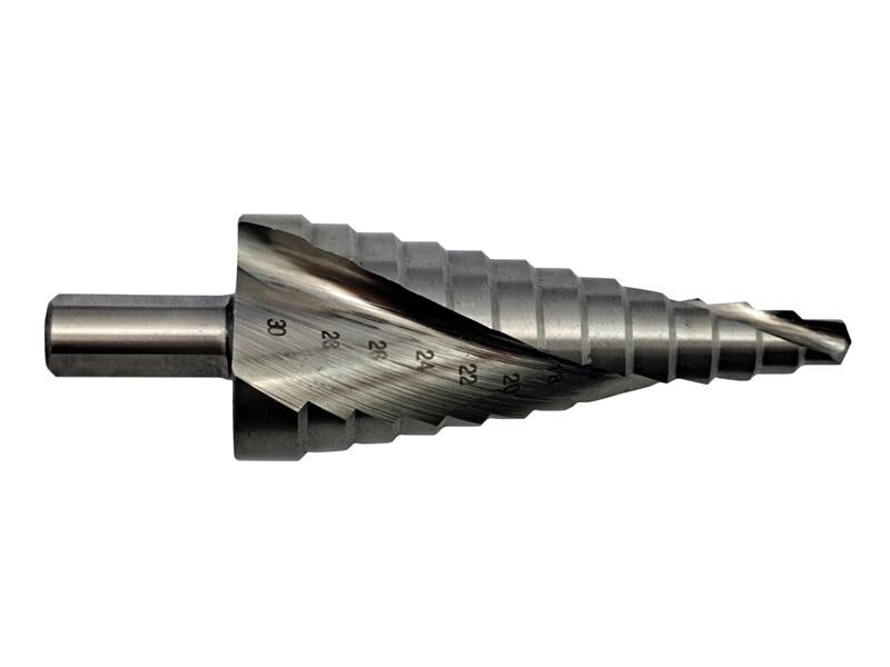 Step drill bit with spiral flute ECO HSS-Co 5% size1 4-12 mm, 23,39